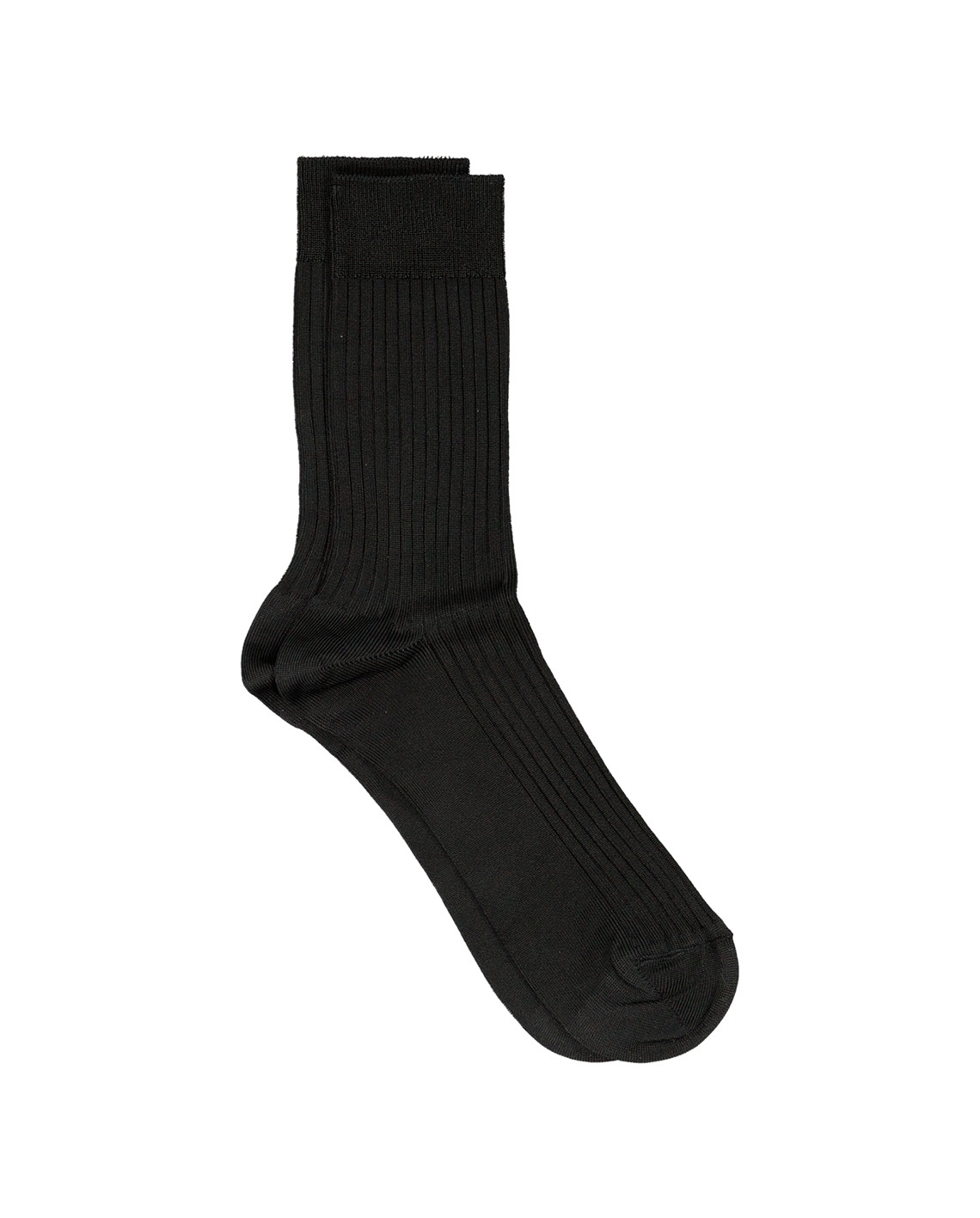 mrs. hosiery silky classic socks, black - LITTLE COLUMBINE